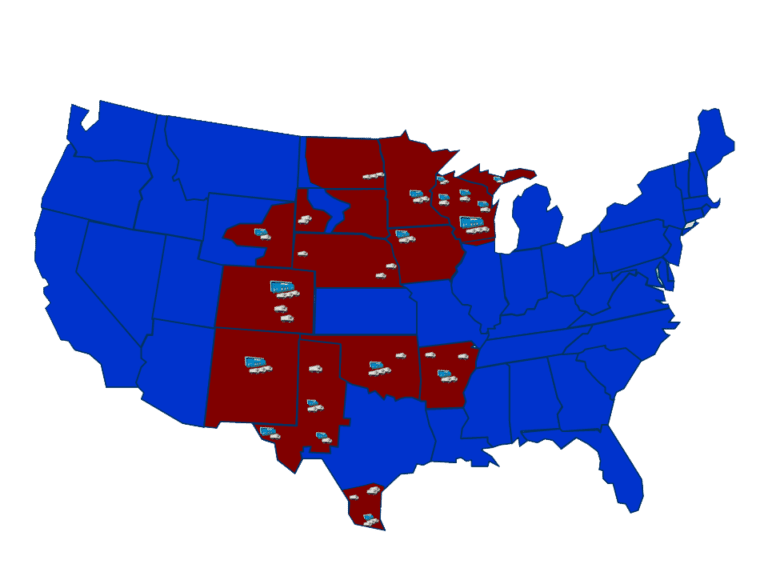 Cold Front’s Service Areas – Cold Front Distribution